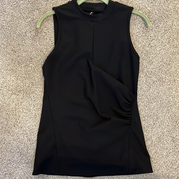 Athleta | Tops | Athleta Ruched Sleeveless Shirt | Poshmark